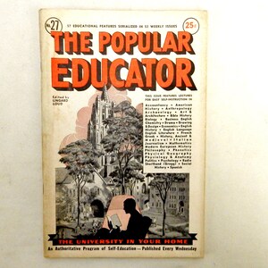 The Popular Educator, 1938, Full Set of 54 Issues, Home University ...
