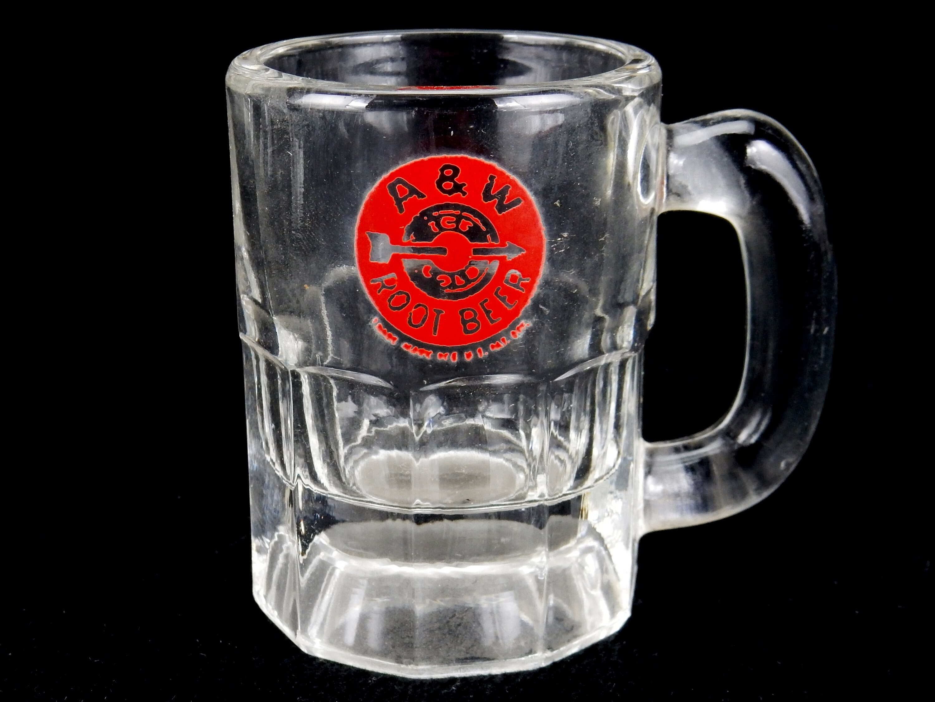 Miniature Root Beer Mug A&W Branded Red Bullseye Logo | Etsy