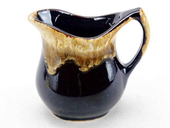 Dark Brown Drip Glaze Cream Pitcher Robinson Ransbottom - Etsy