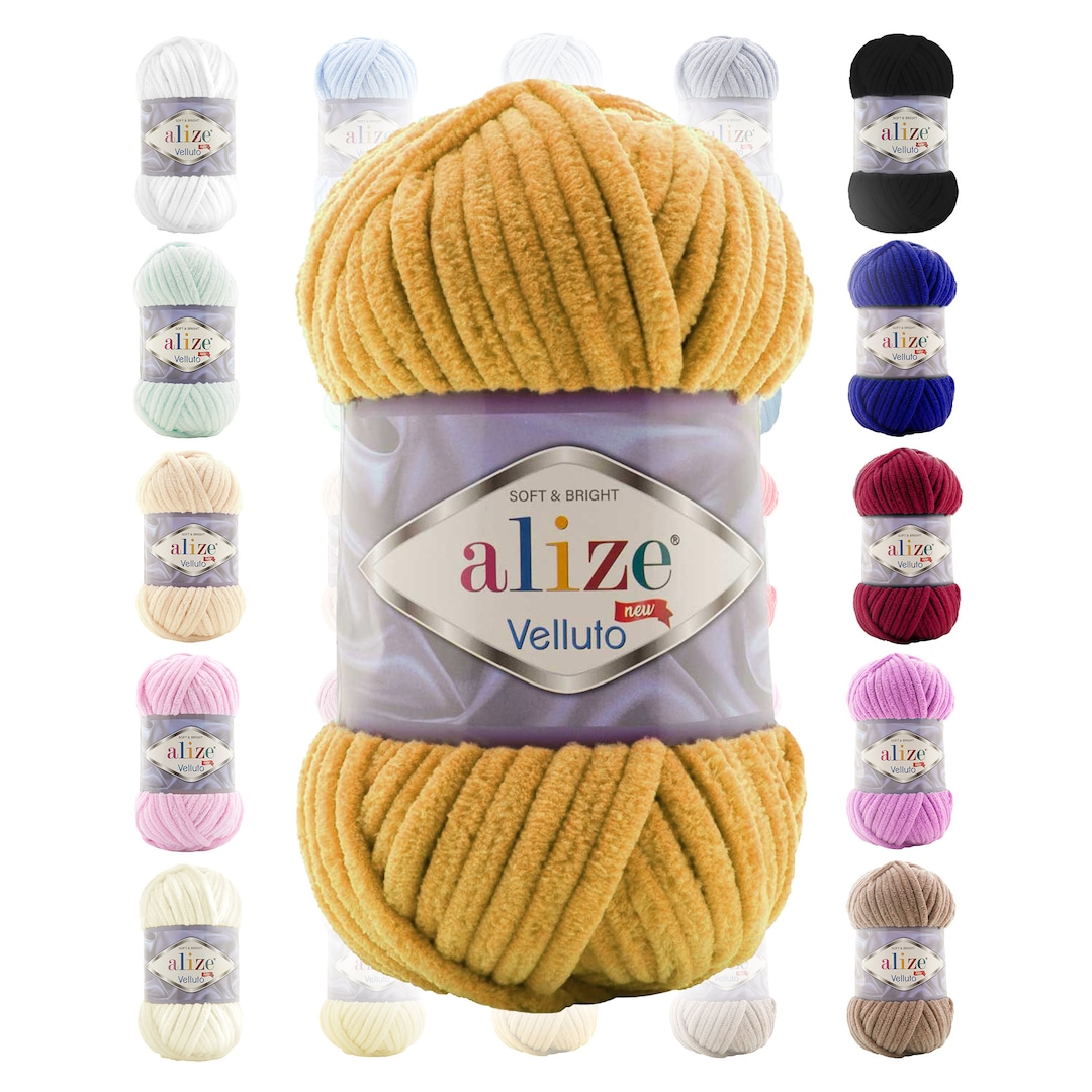 Alize Velluto (100g/68m) - Etsy