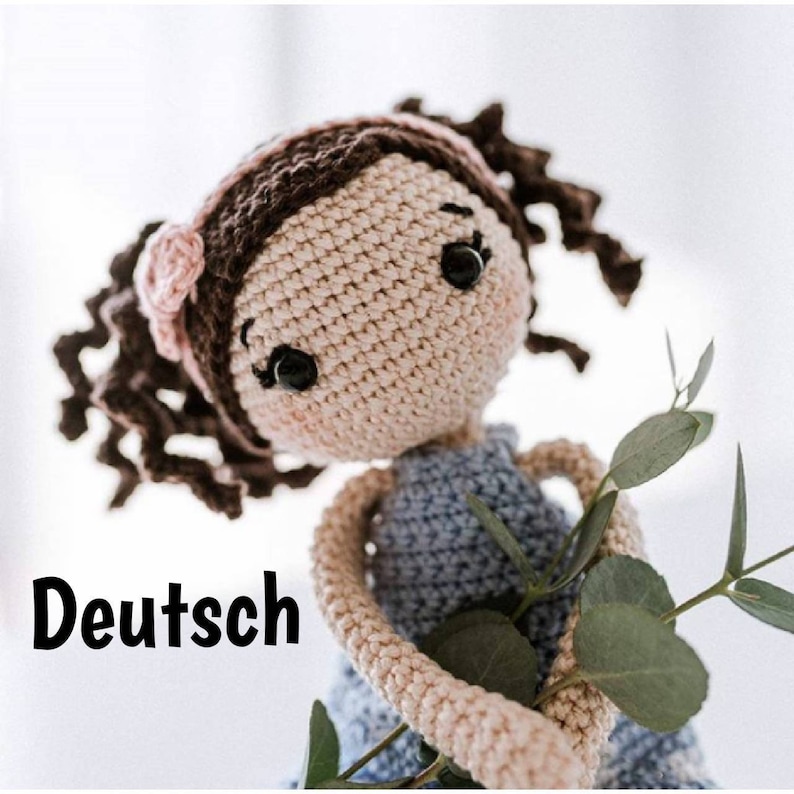 PDF Crochet Pattern Doll Lina GERMAN Amigurumi - Etsy