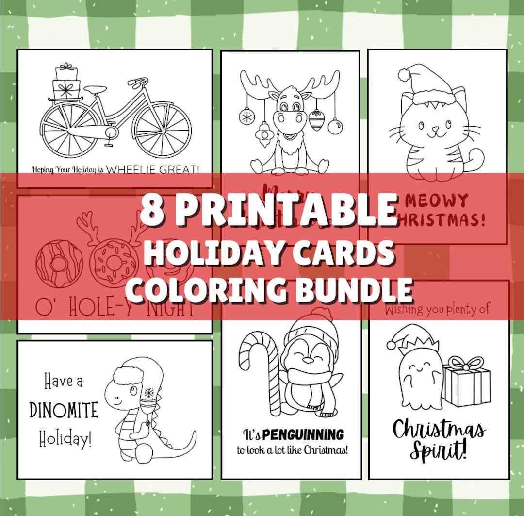 Funny Printable Holiday Cards for Kids, Silly Kids Cards Printable for ...