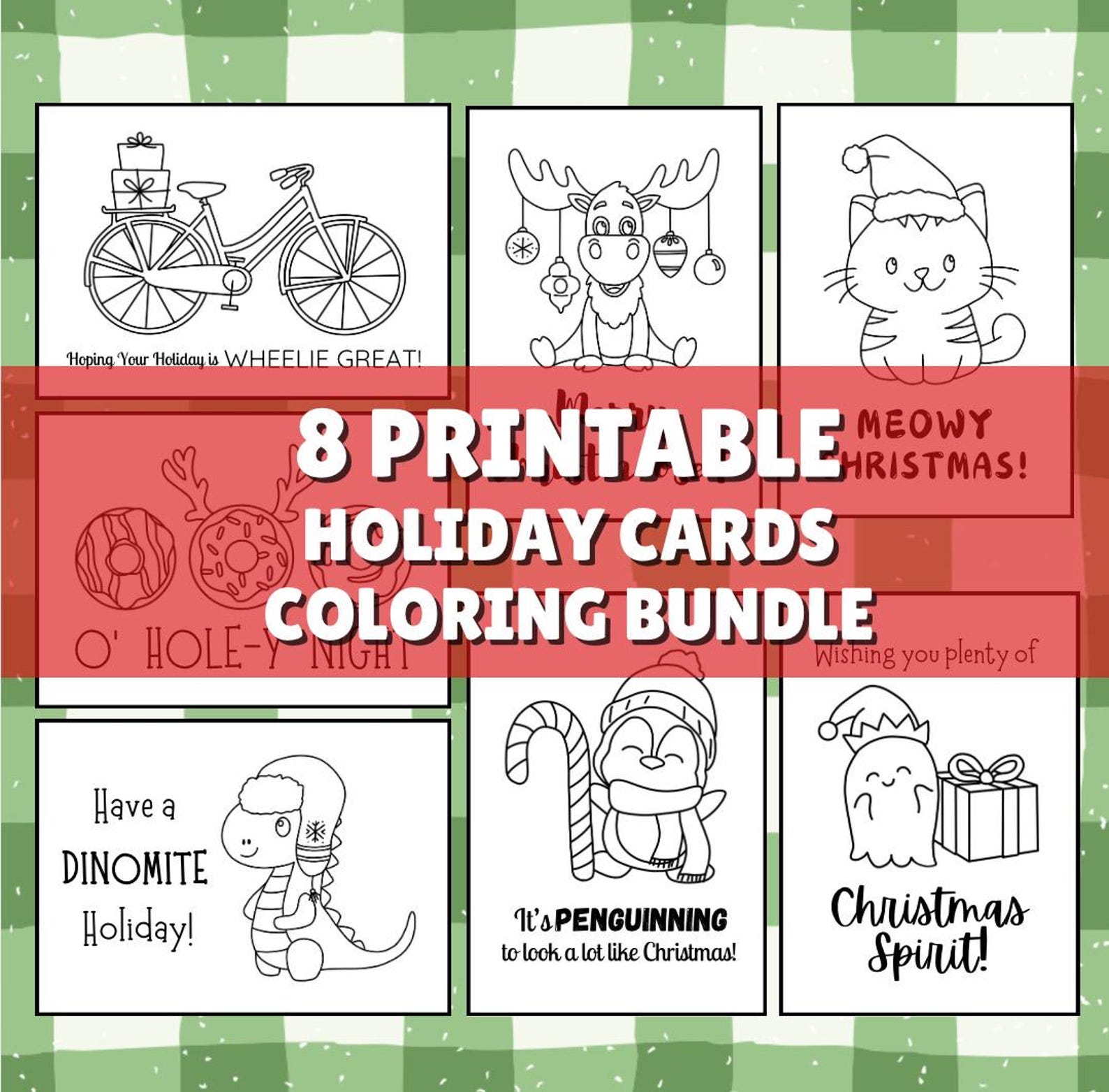 Funny Printable Holiday Cards for Kids, Silly Kids Cards Printable for ...