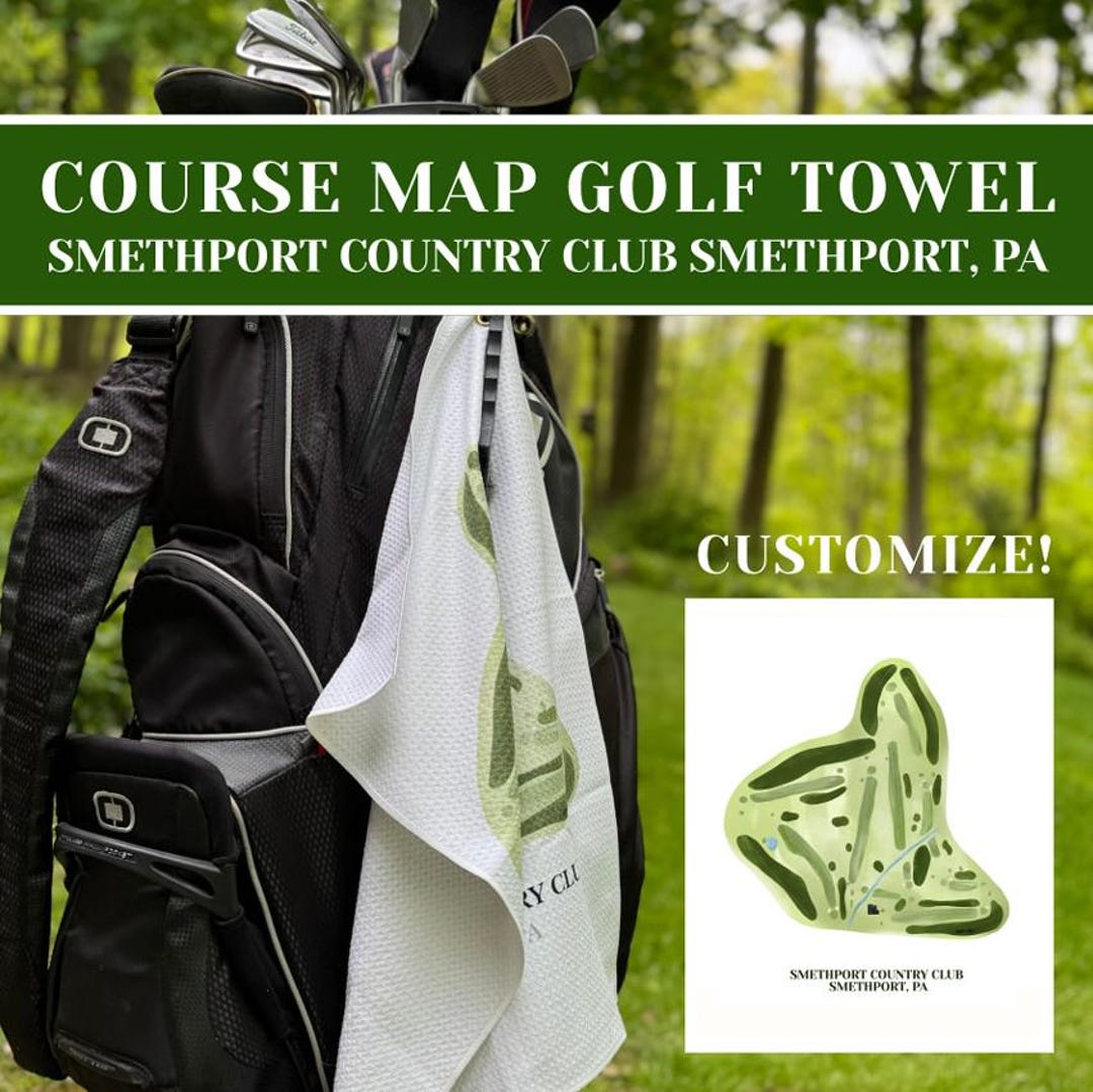 Smethport Custom Golf Towel, Custom Golfer Towel Smethport Country Club ...