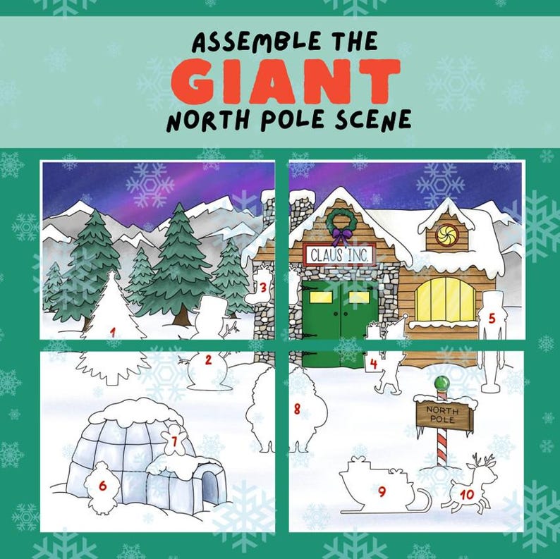 Christmas Scavenger Hunt Game Printable, Kids Scavenger Hunting ...