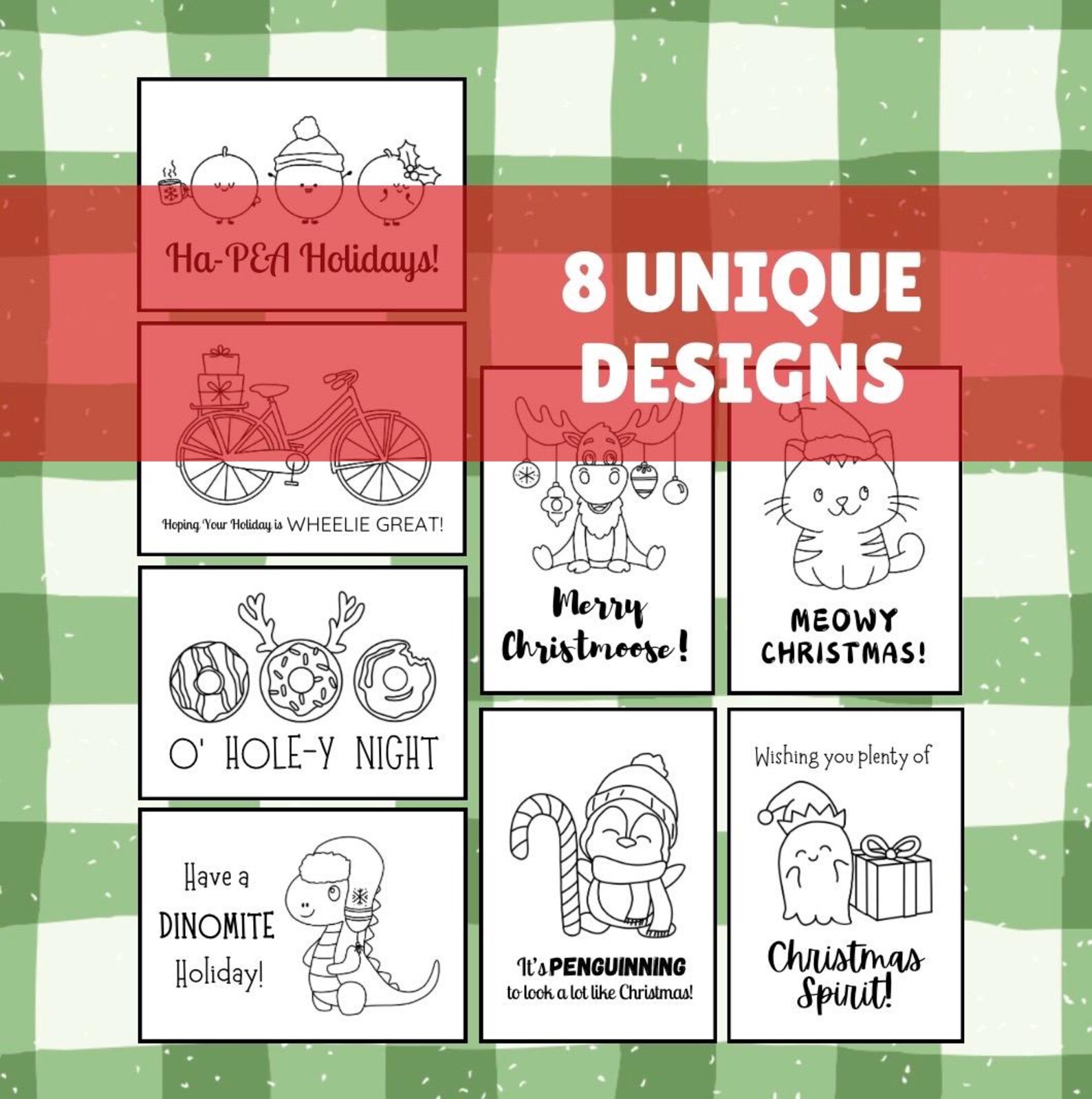 Funny Printable Holiday Cards for Kids, Silly Kids Cards Printable for ...