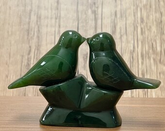 Jade Bird Charm 24mm Canadian Nephrite - Etsy