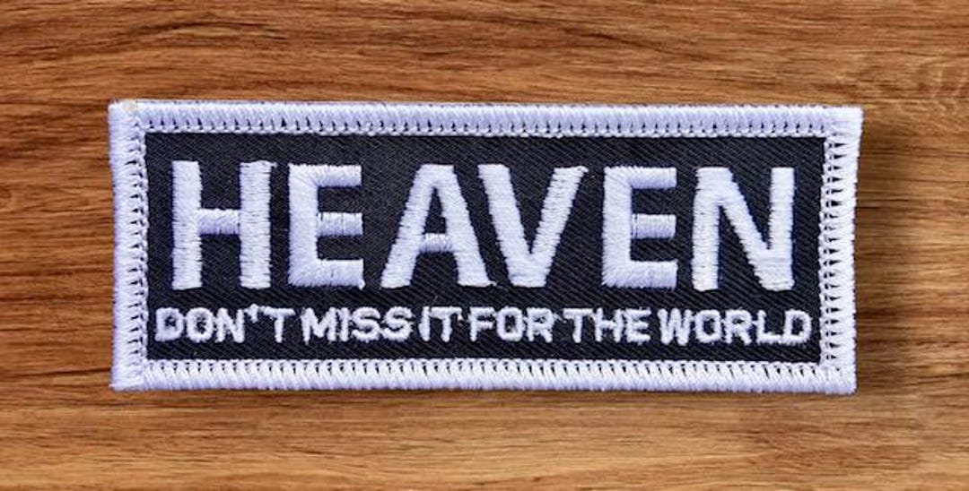 Heaven Embroidered Patch - Etsy
