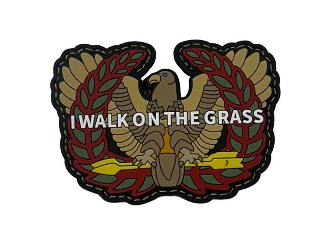 Eagle Rising Warrant Officer "i Walk on the Grass" Esprit PVC Rubber ...