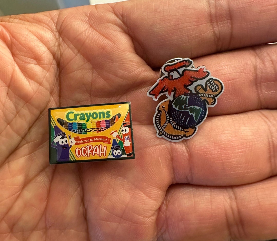 Marines CRAYONS Lapel Pin - Etsy