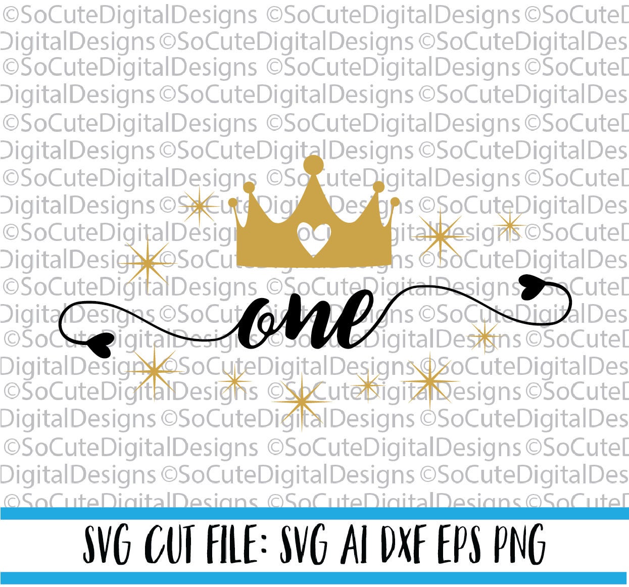 One Birthday SVG File 1st Birthday svg baby svg sparkle | Etsy