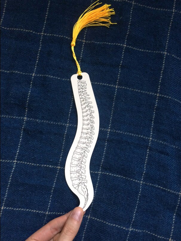 Book Spines Anatomical Spine Bookmarks Medical Student, Resident, Nurse ...