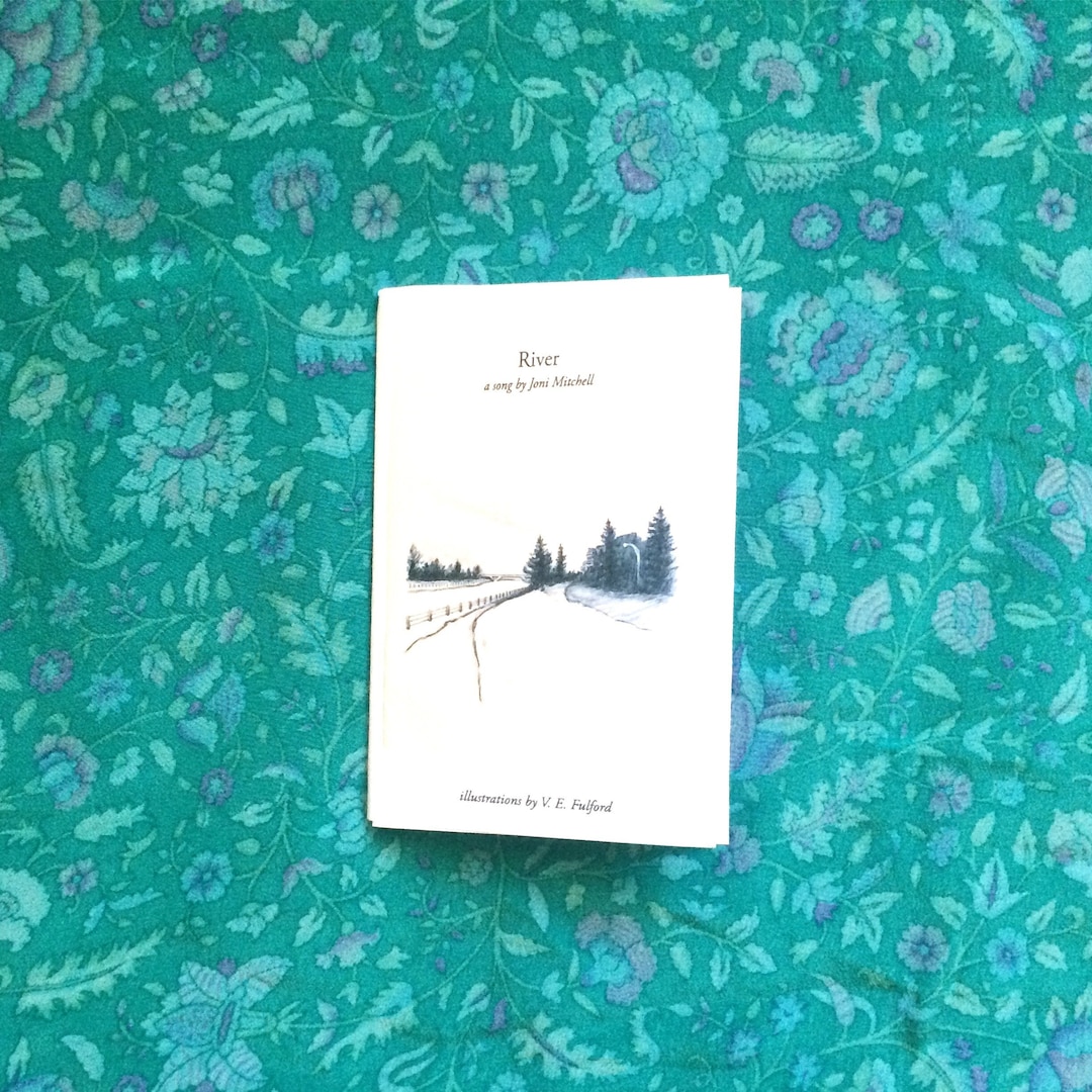 River a Song by Joni Mitchell Zine Handmade Zine Music - Etsy