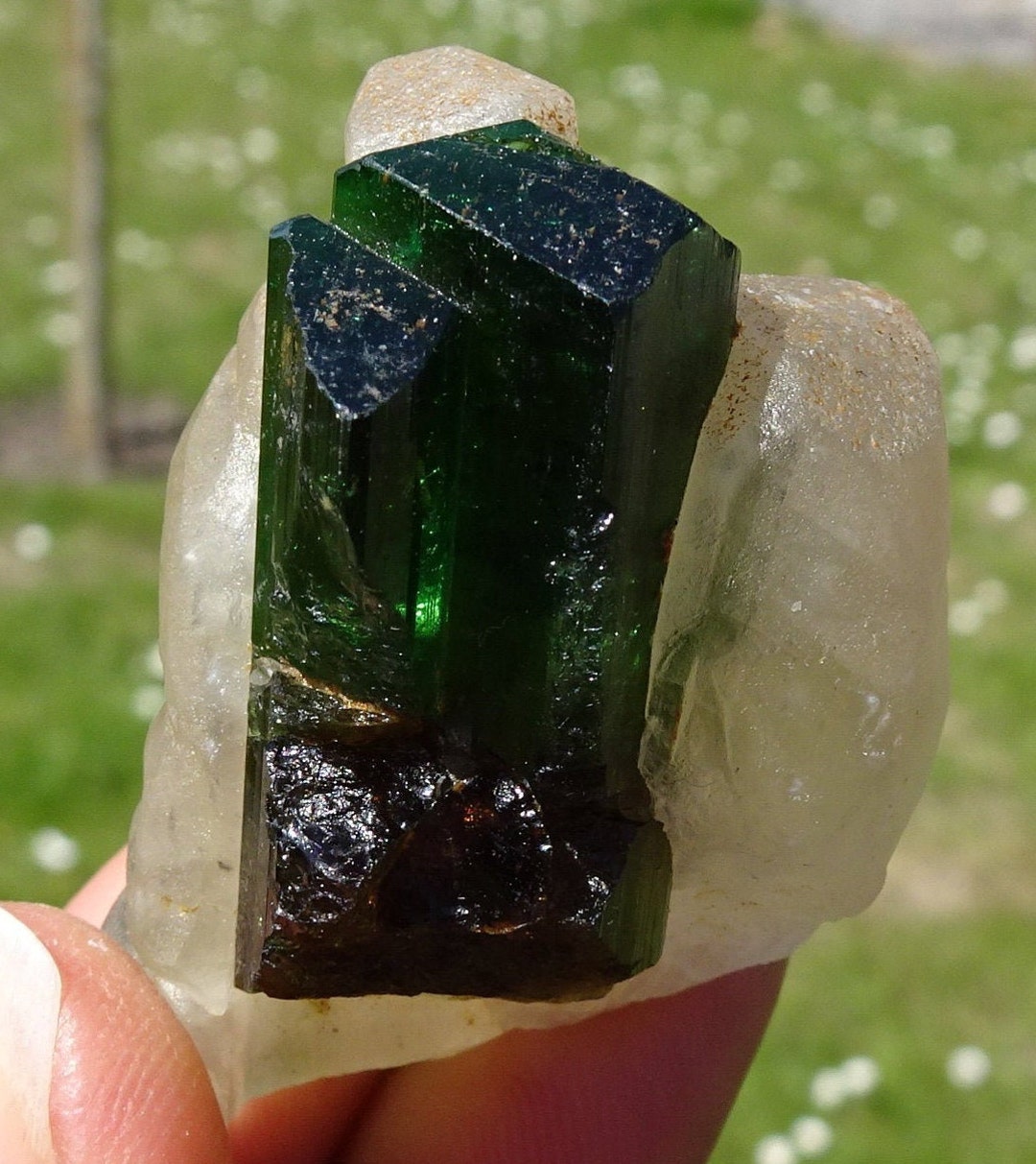 CHROME DRAVITE 44.67 Gram TOURMALINE Matrix , Nadonjukine Simanjiro ...