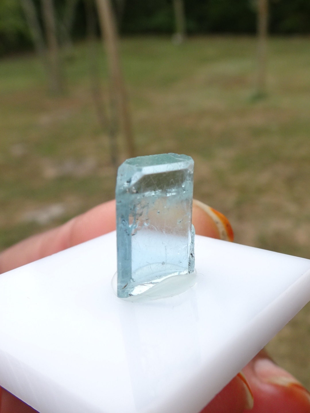 ROUGH BLUE APATITE 1.6 Gram Crystal, Karo Pit Block D, Mirerani Hills ...