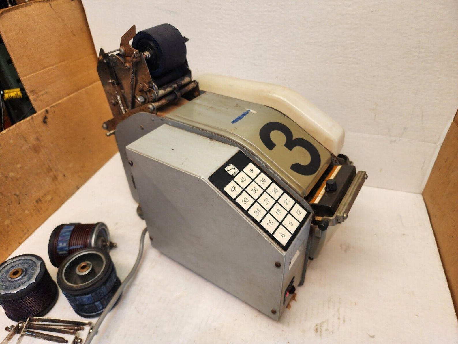 Better Pack 555L Electric Water Activated Gummed Tape Dispenser W/6 ...