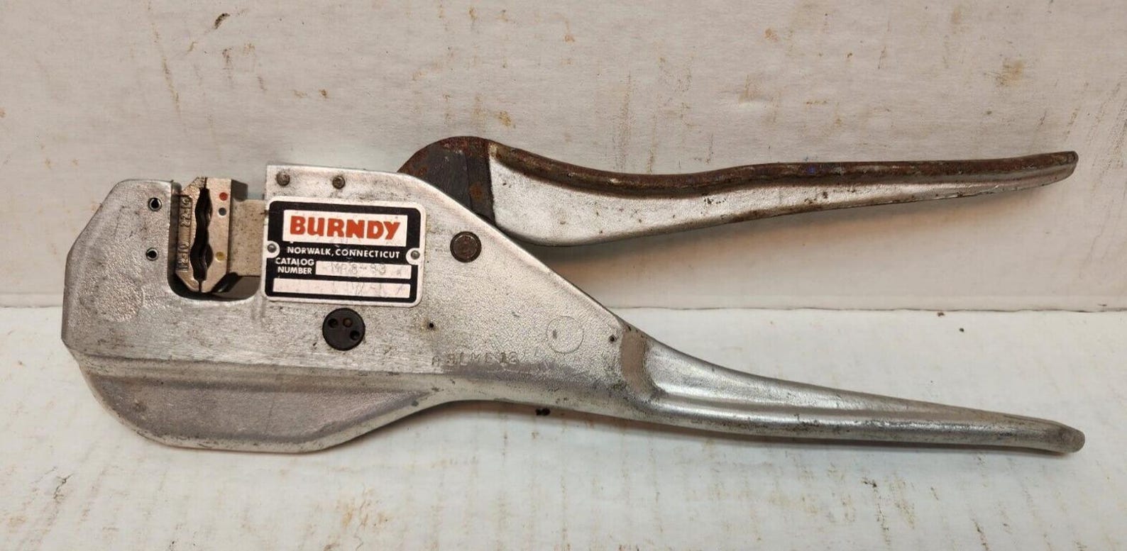 Burndy MR8-83 Hand Ratcheted Crimp Tool Free Shipping - Etsy