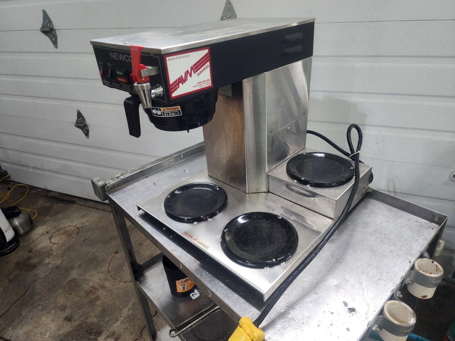 Newco ACE-LP 3 Warmer Low Profile Commercial Coffee Brewer 120v Used ...