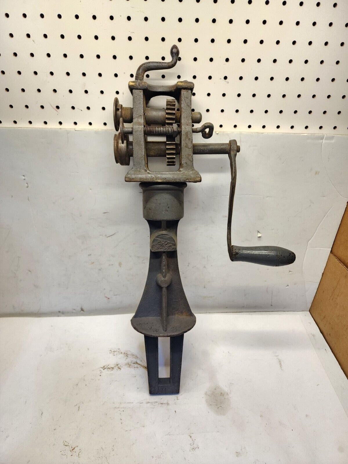 Antique Roll Former Sheet Metal Edge Former Crimper With Bench Stand - Etsy