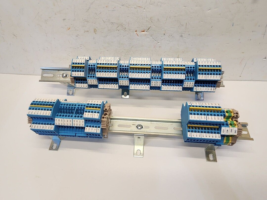 Lot 90 Allen Bradley 1492-jd3, Weidmuller Terminal Blocks WDU4, Ground ...