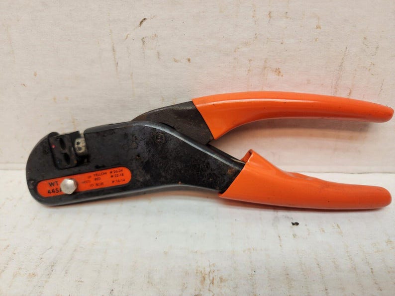 Thomas and Betts T&B WT-445A Hand Crimping Tool for Stakon Connectors ...