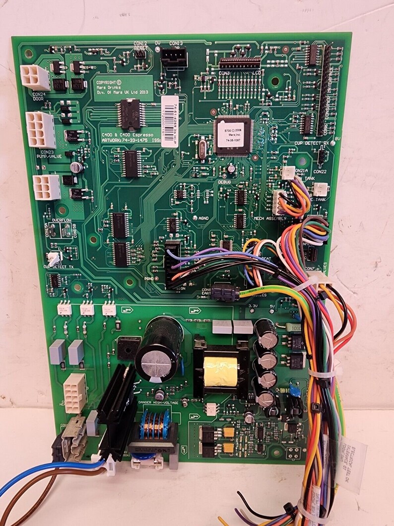 Mars Flavia Creation 500 Main Logic Circuit Board Motherboard & Inlet ...