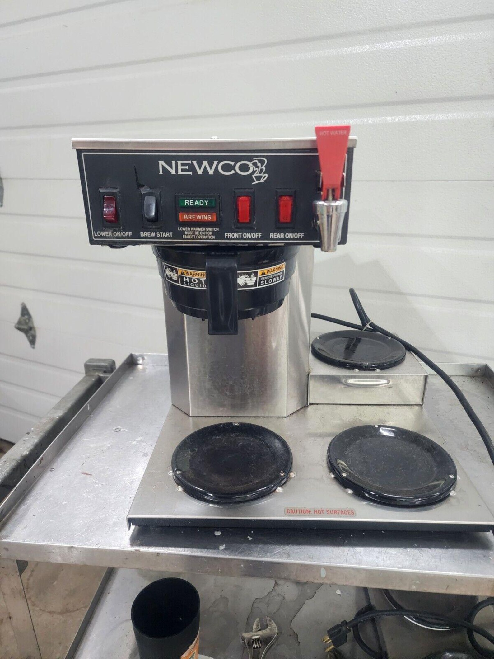Newco ACE-LP 3 Warmer Low Profile Commercial Coffee Brewer 120v Used ...