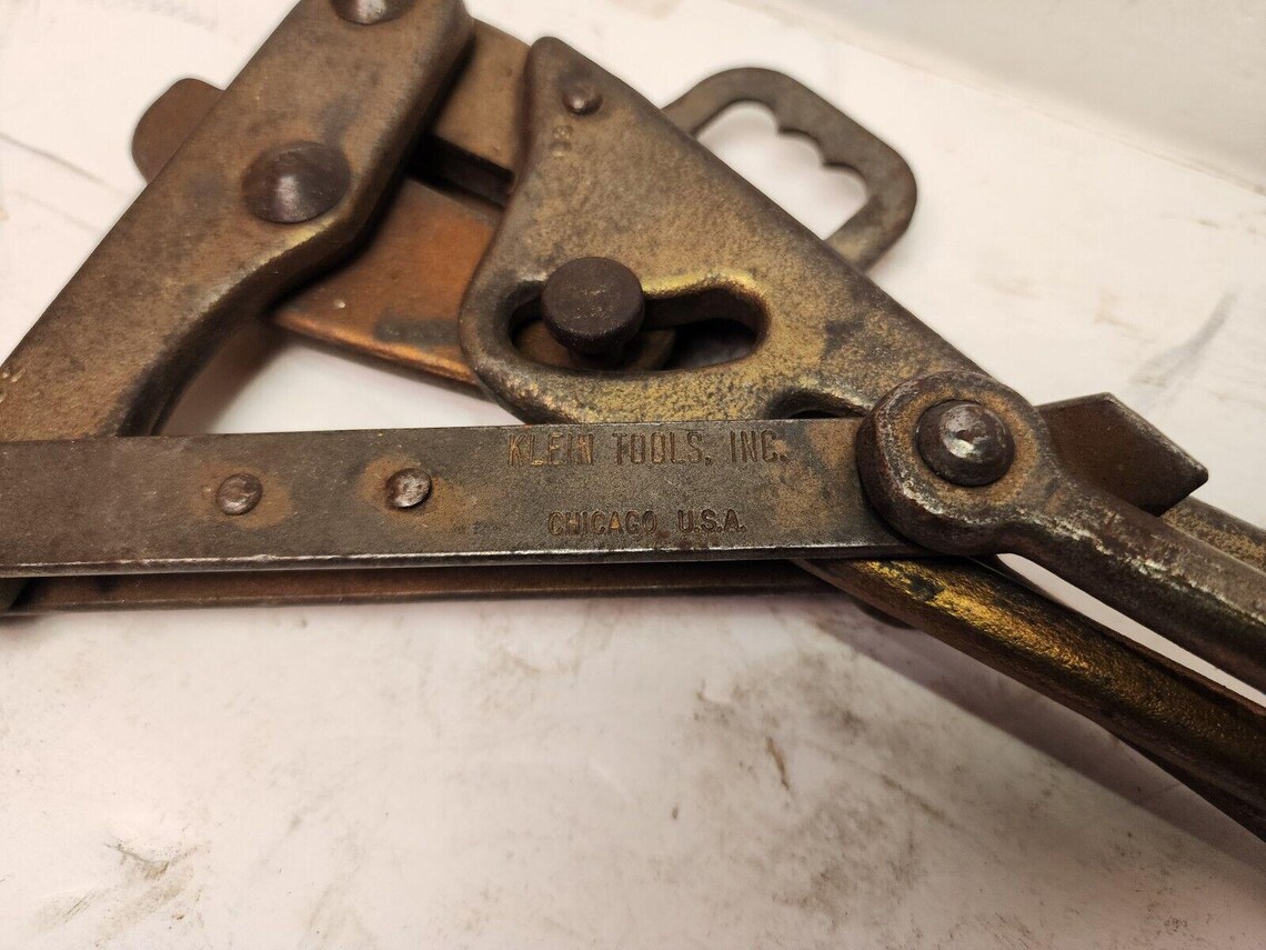Klein Tools 16xx Chicago Cable Grip Puller 4500 Lbs Load Cap. .20-.46 ...