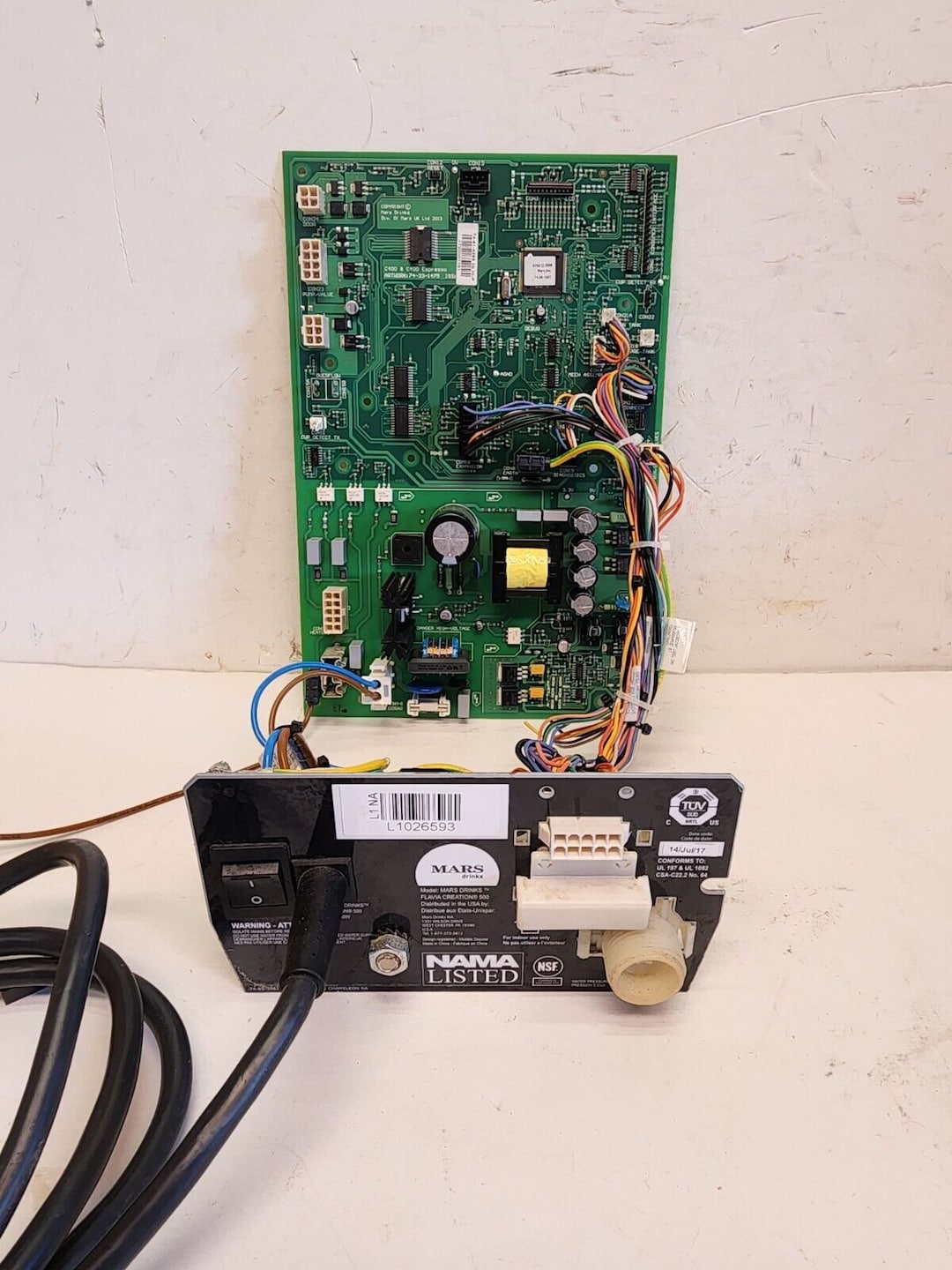 Mars Flavia Creation 500 Main Logic Circuit Board Motherboard & Inlet ...