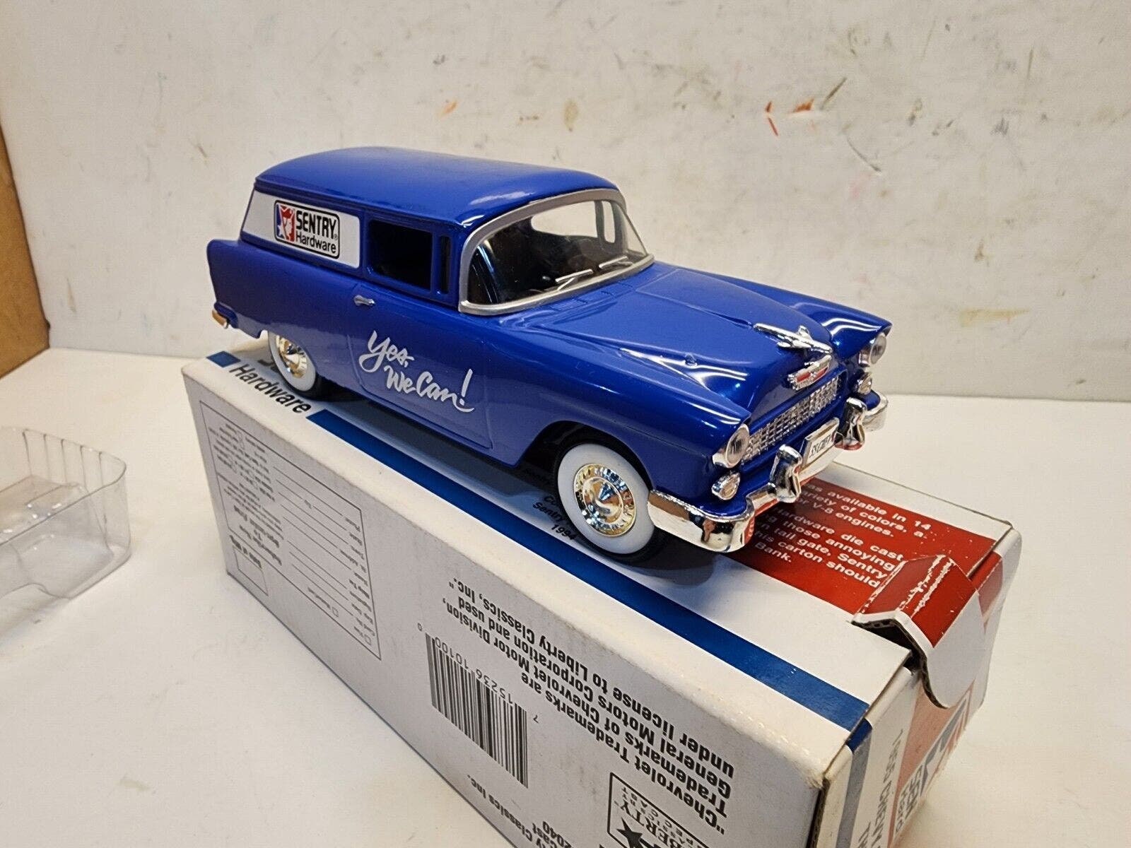 Liberty Classics Sentry Hardware 1955 Chevy Sedan Delivery BANK 1/25 ...