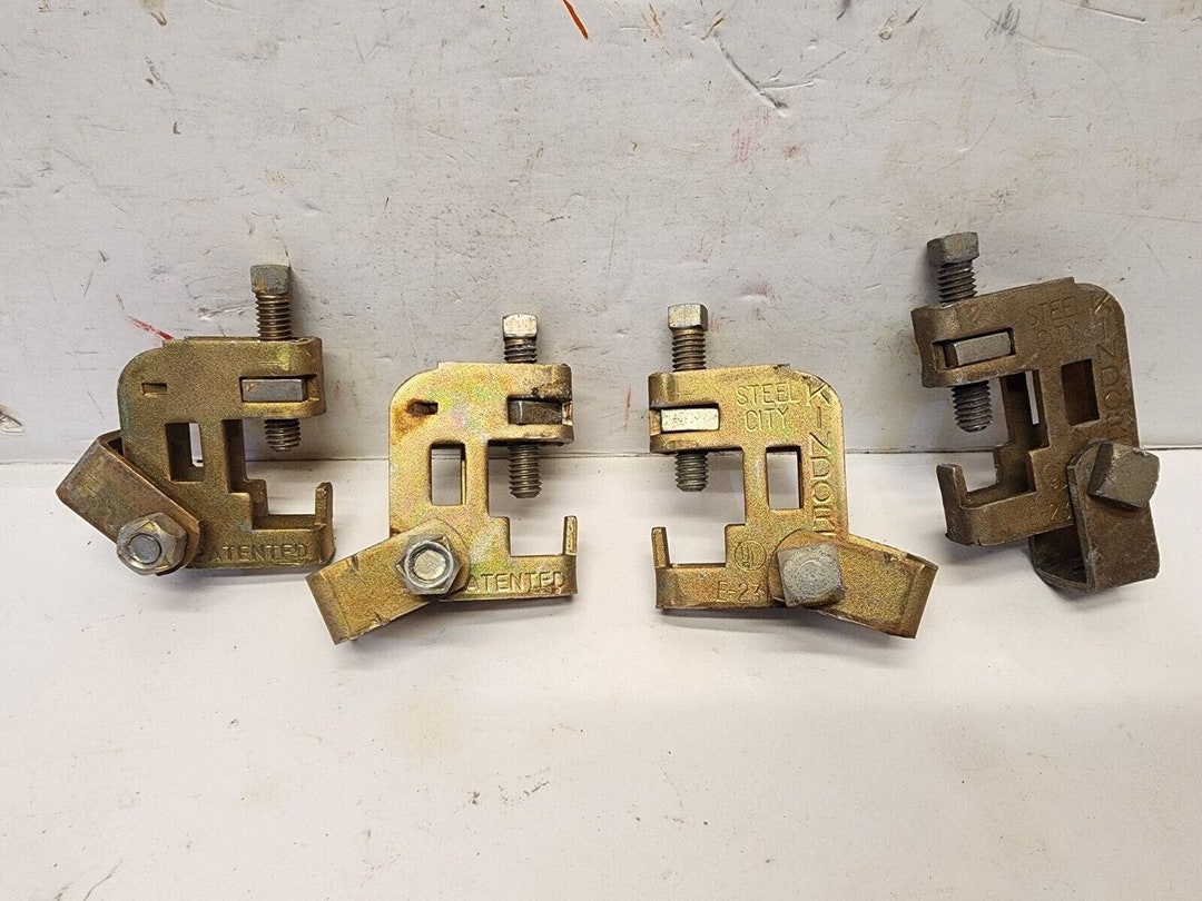 Lot of 4 Steel City Kindorf E-231 Steel Beam Clamps Free Shipping - Etsy
