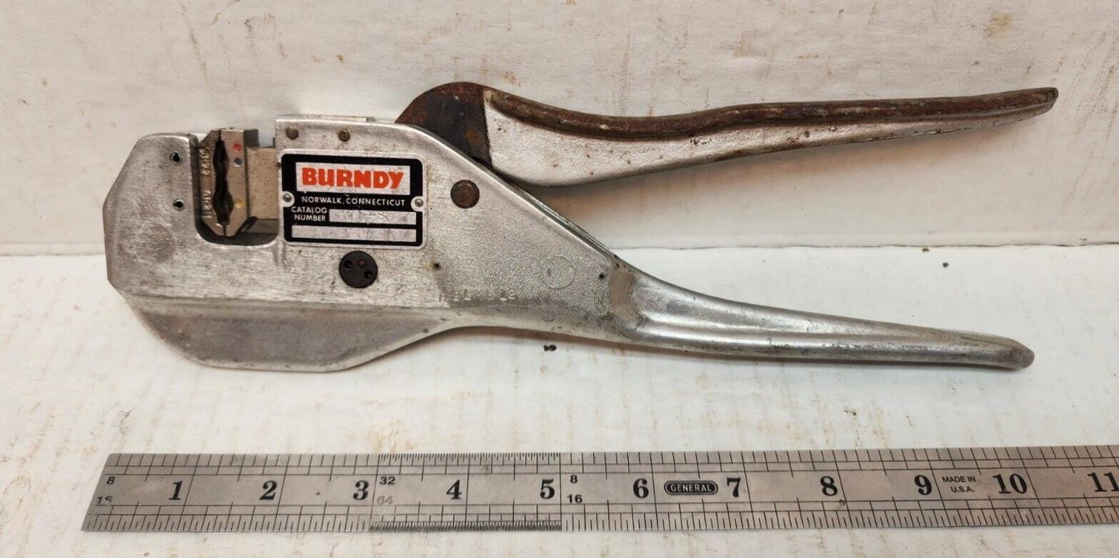 Burndy MR8-83 Hand Ratcheted Crimp Tool Free Shipping - Etsy