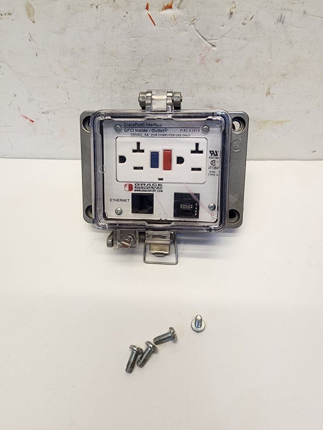 GRACE P-R2-K3RF5 Port Interface Module 120v, 5 Amp Panel Mount Housing ...