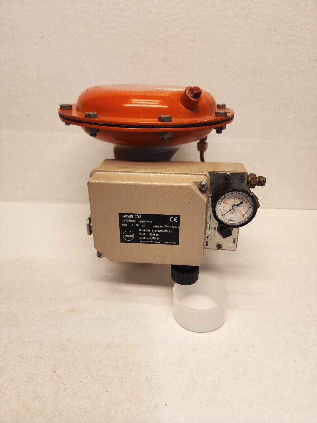 Baumann Diaphragm Control Valve With Samson 4763 Positioner - Etsy