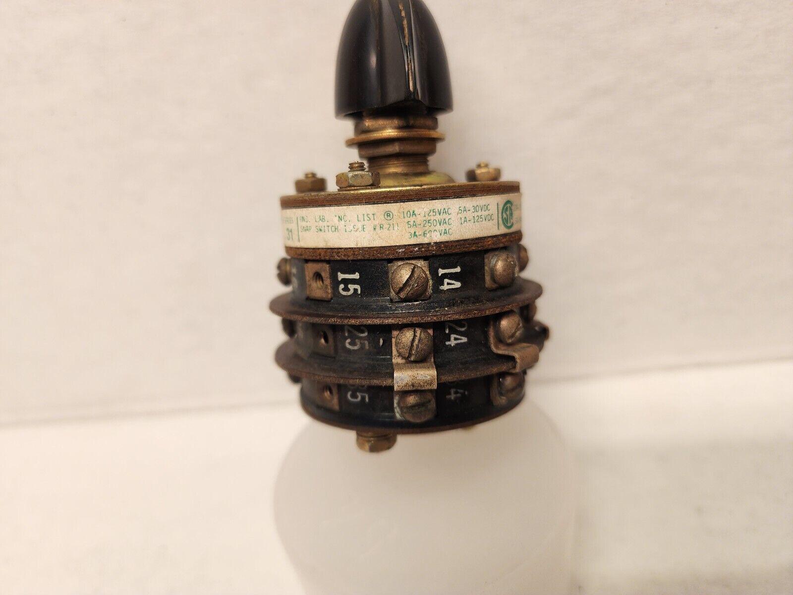 Electroswitch Series 31 Rotary Panel Switch 10 A, 600v, 3 Positions - Etsy