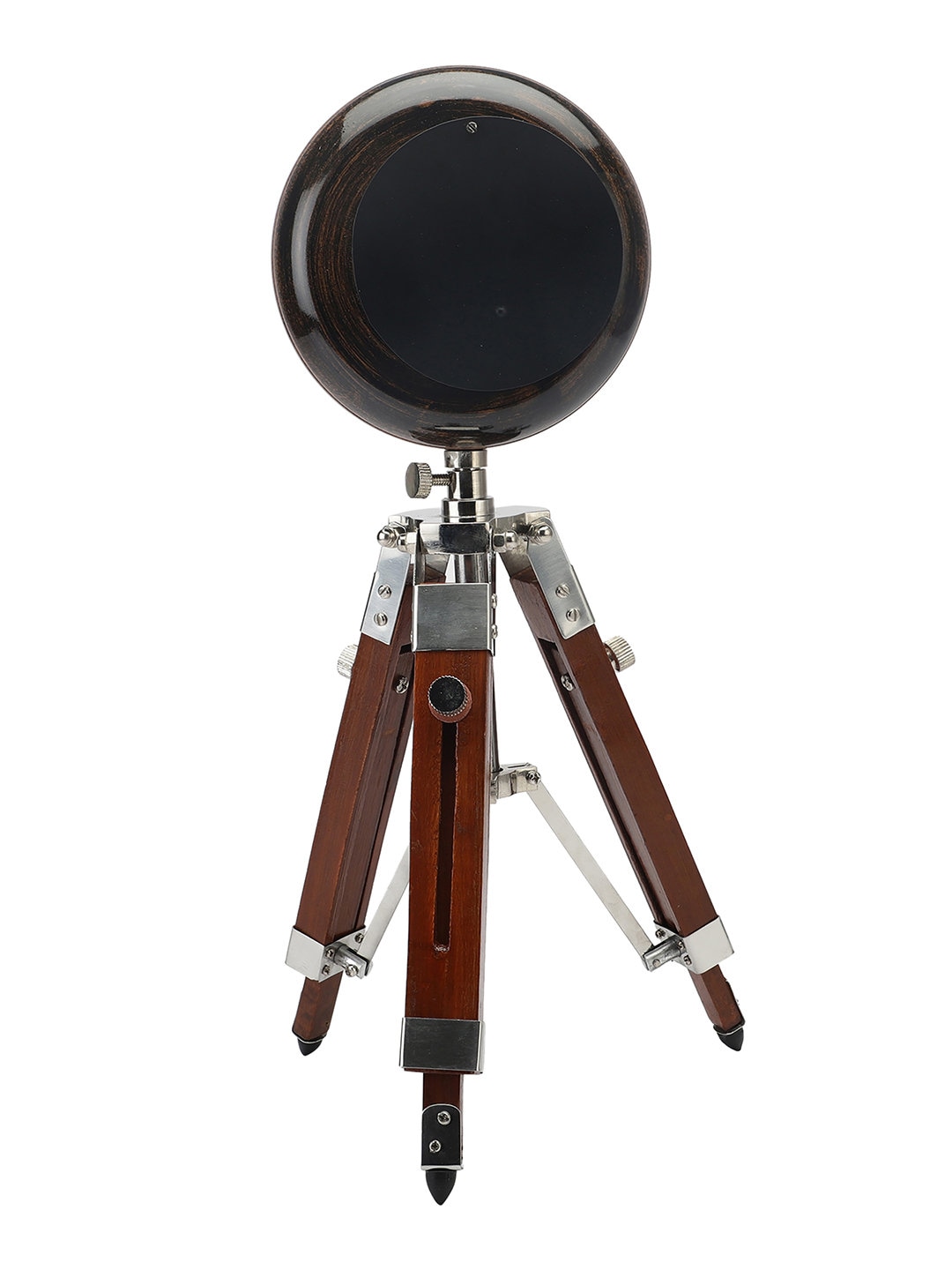 Nautical Brown Wooden Vintage Victoria Table Clock With Tripod Stand ...