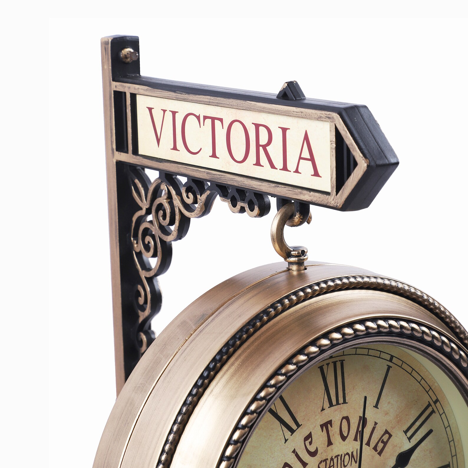 Ximdeco Modern Style Vintage Railway Station Clock for Home and Living ...