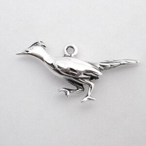 Roadrunner Bird Charm Sterling Silver Jewelry roadrunner Pendant ...