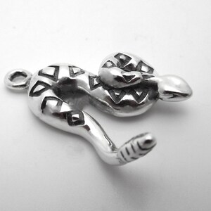 Snake Charm Pendant Serpent Rattlesnake Viper New - Etsy