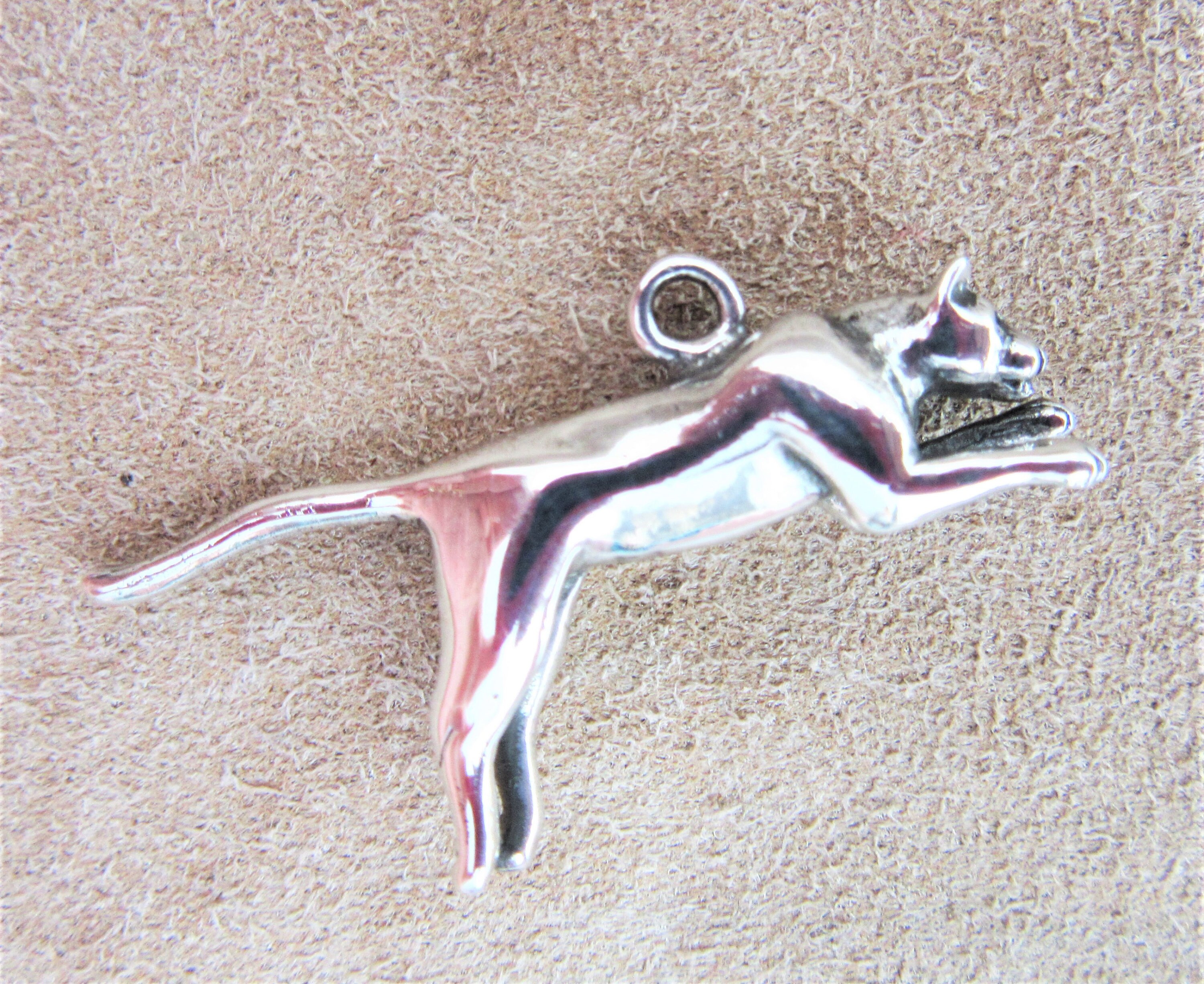 Puma Cougar Sterling Silver Charm Big Cat Charm - Etsy.de