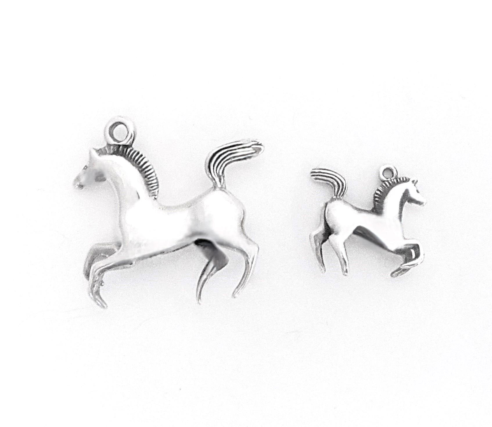 Arabian Horse Charm in Sterling Silver- Horse Show Animal Charm ...