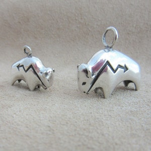 Bison Charm - Etsy