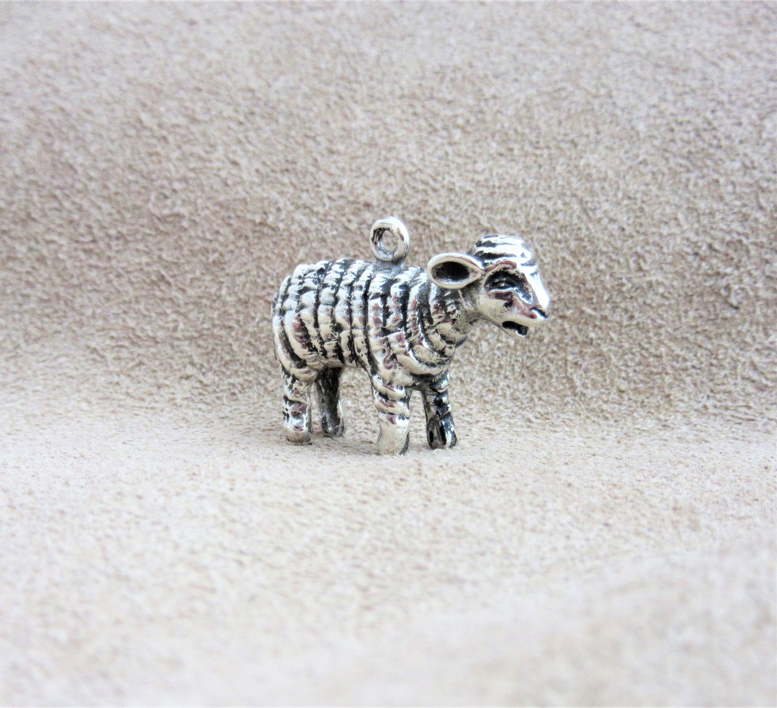 Lamb Sheep Sterling Silver Charm Lamb Pendant Sheep Charm | Etsy