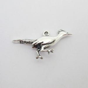 Roadrunner Bird Charm Sterling Silver Jewelry roadrunner Pendant ...