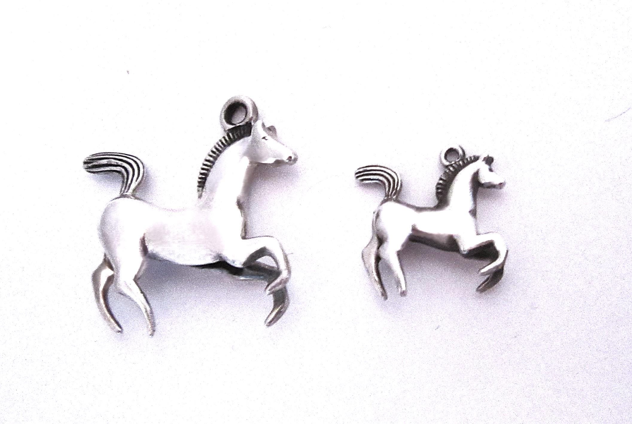 Arabian Horse Charm in Sterling Silver- Horse Show Animal Charm ...