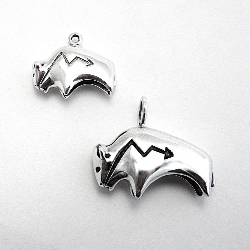 Bison Charm - Etsy