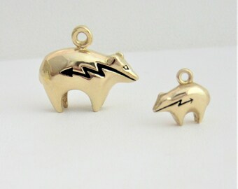 Native Bear Pendant - Etsy