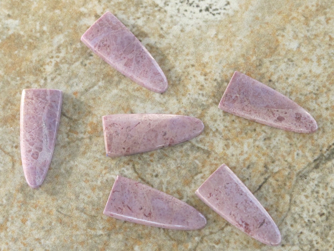 CLEARANCE Turkish Purple Jade Cabochon for Pendant - Tongue Sheild ...
