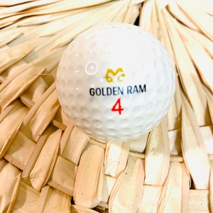 Vintage New Old Golden Ram Golf Balls Vintage Gold Balls | Etsy