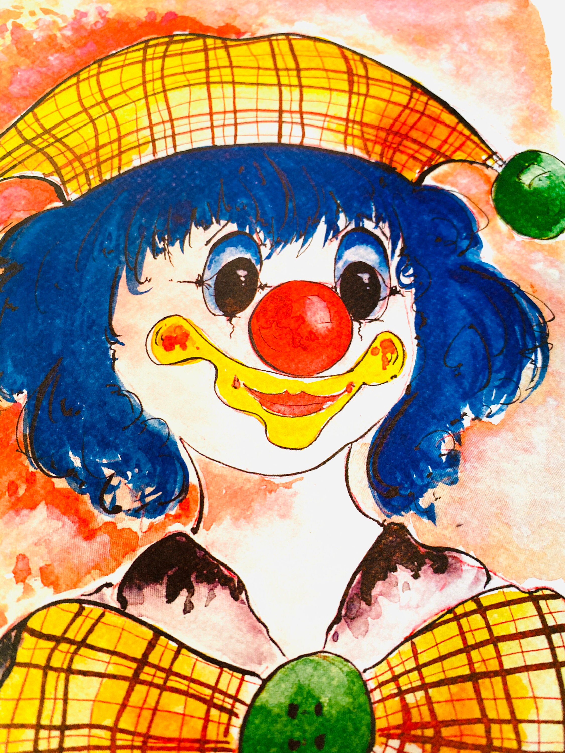 Vintage Zampiva Lino Clown Prints Retro Clown Prints | Etsy Australia